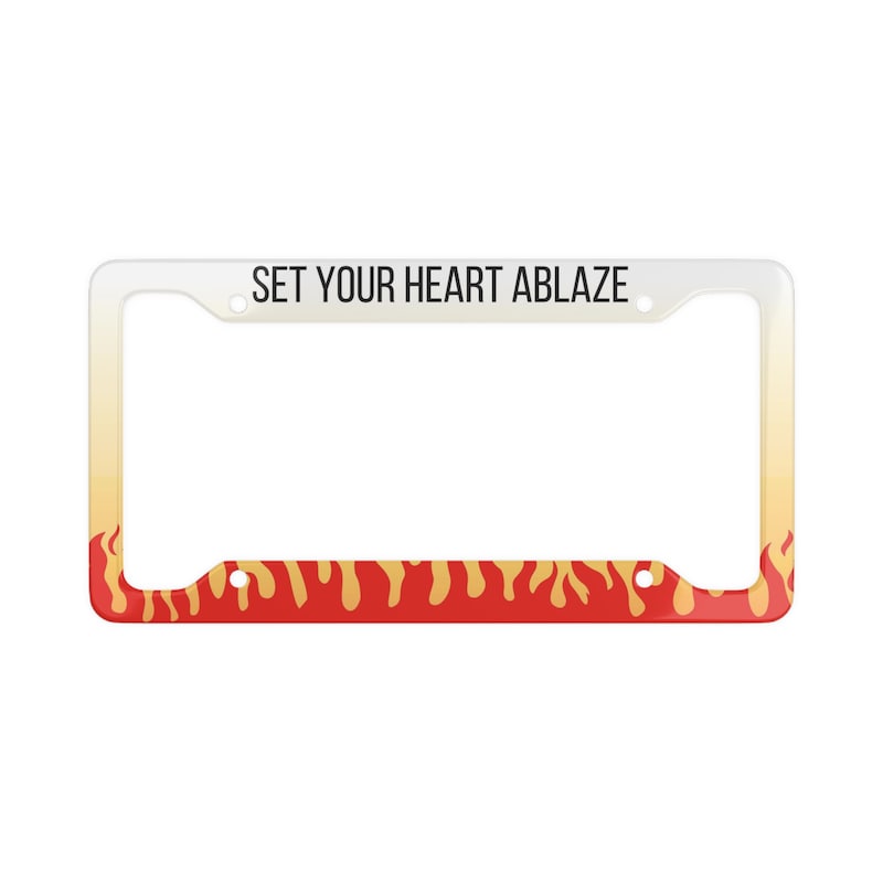 Anime License Plate Frame - Etsy