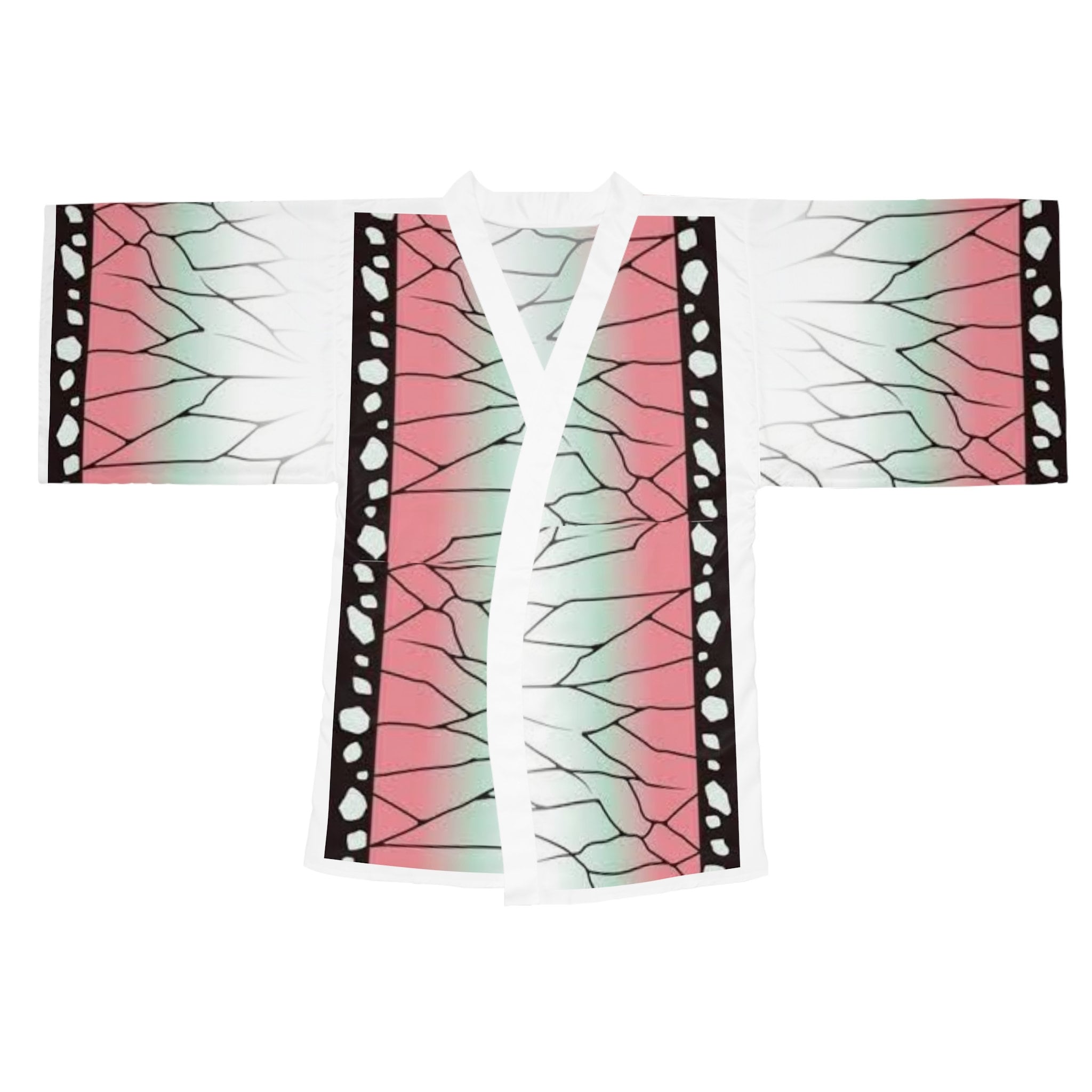 Anime-inspired Insect Hashira Long Sleeve Kimono Robe | Graceful Haori ...