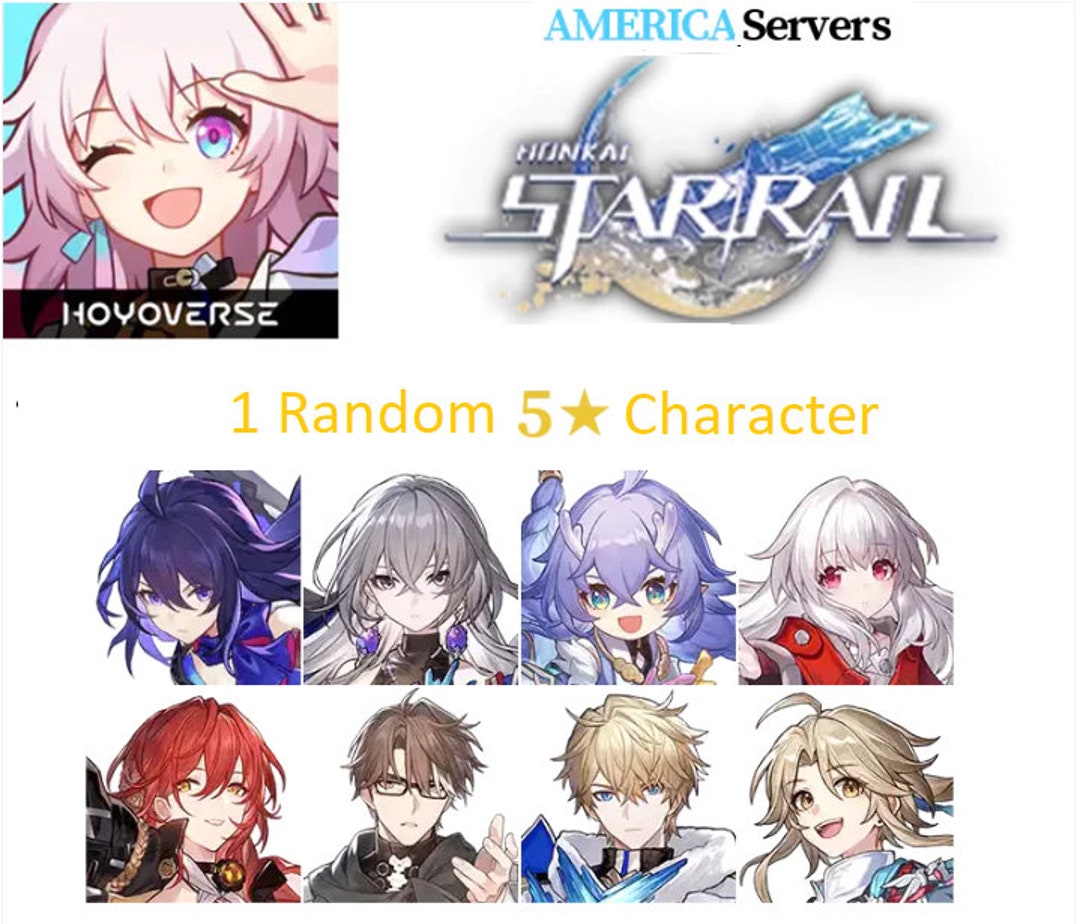 NA 1 Random 5 Stars HSR Starter Trailblaze 3 - Etsy
