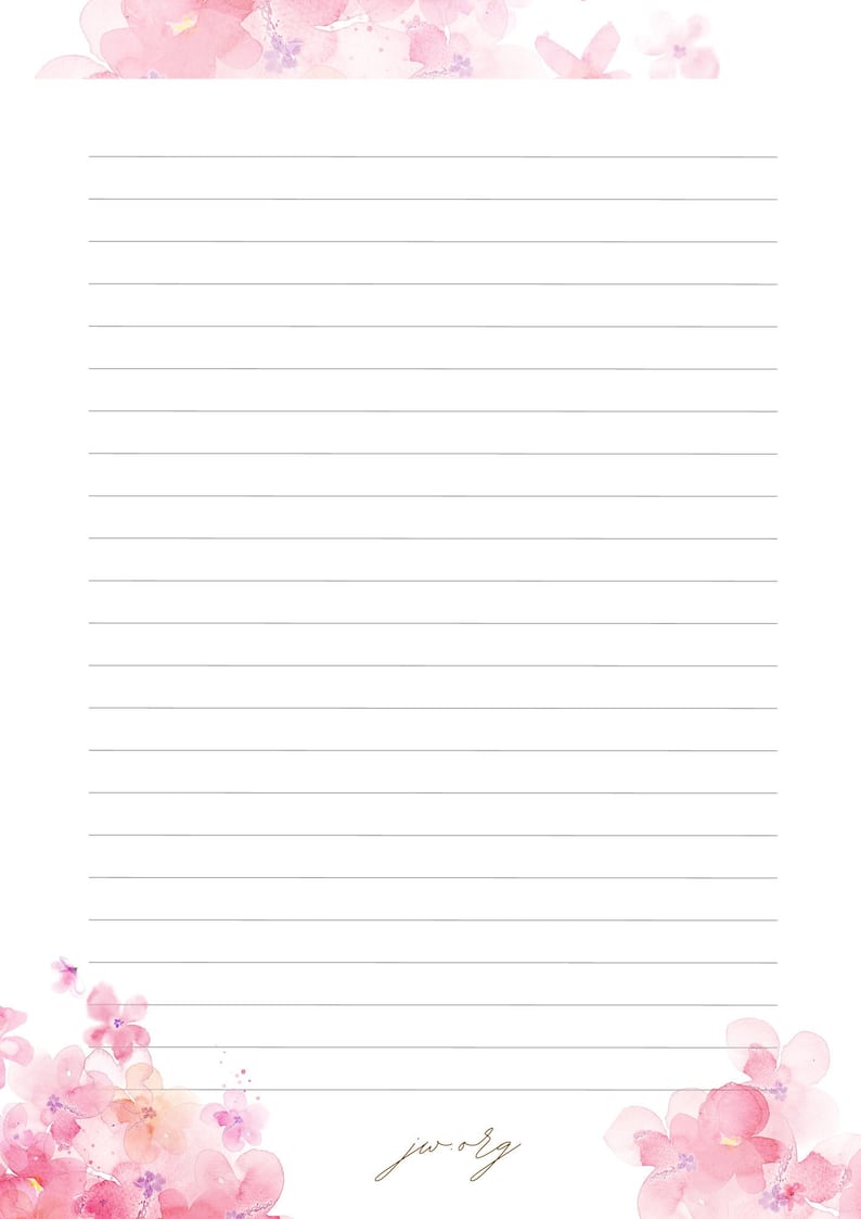 JW Letter Writing Pack - Etsy