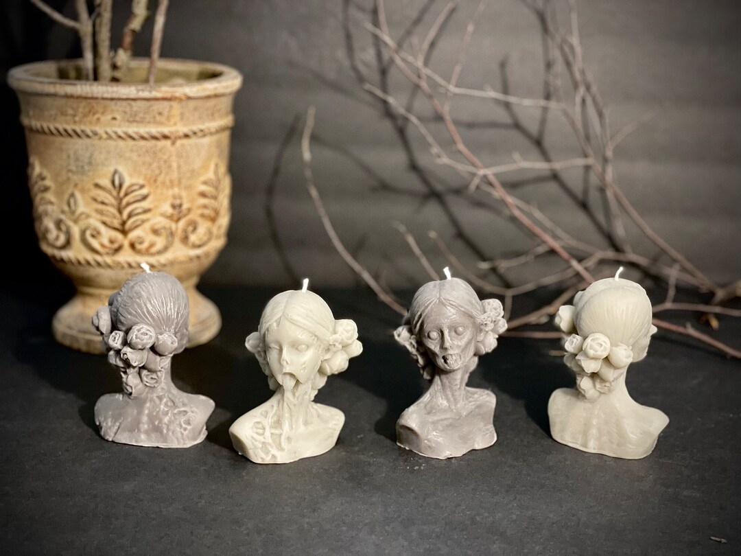 Zombie Candles - Unique and Exclusive - One of a Kind Soy and Beeswax ...