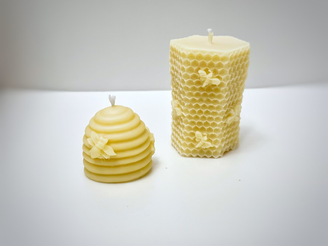 Honeycomb Hive Duo Candle Set - Handcrafted Bee and Soy Wax Candles - Etsy