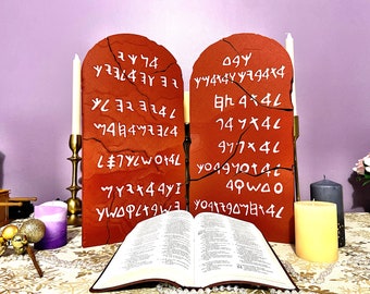 Ten Commandments in Paleo Hebrew Script Recreation - Etsy