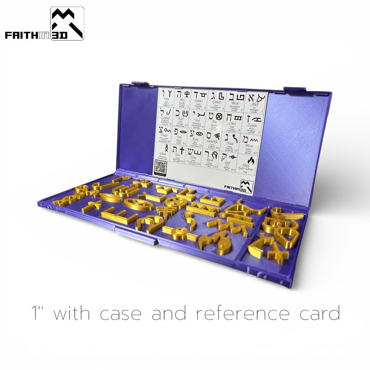 Pictographic Paleo Hebrew Alphabet Set – 24 Letters Including Ghah ...