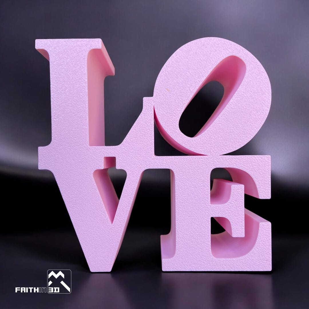 LOVE Sculpture Statue, Love Symbol, Multiple Colors & Sizes, Free ...