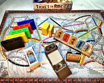 Ticket to Ride Card/train Holder - Etsy