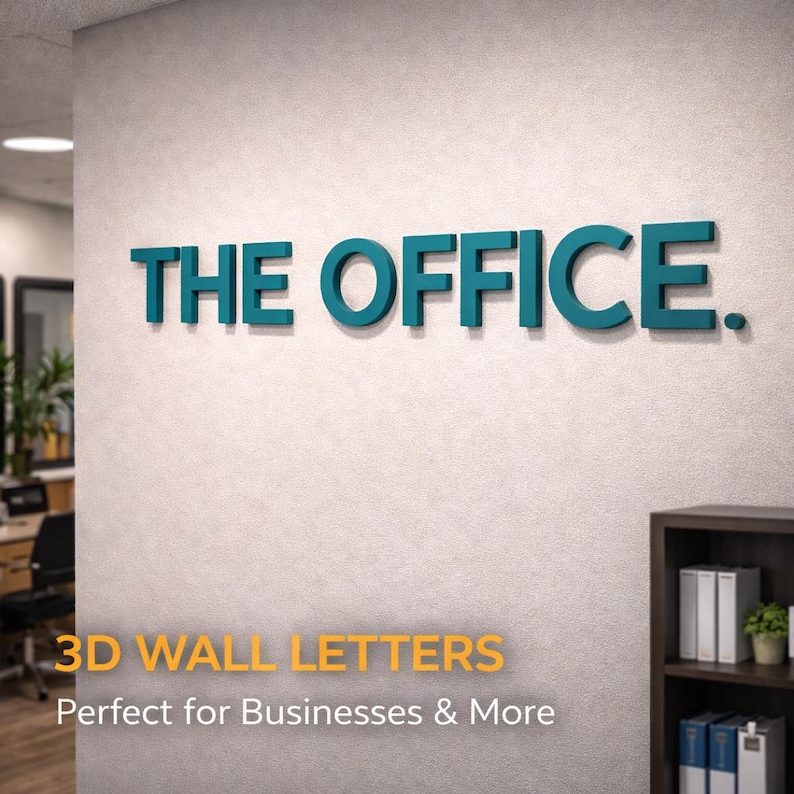 Custom Wall Mounted, Freestanding Letters | Any Font Height 1"–12" | 30 ...