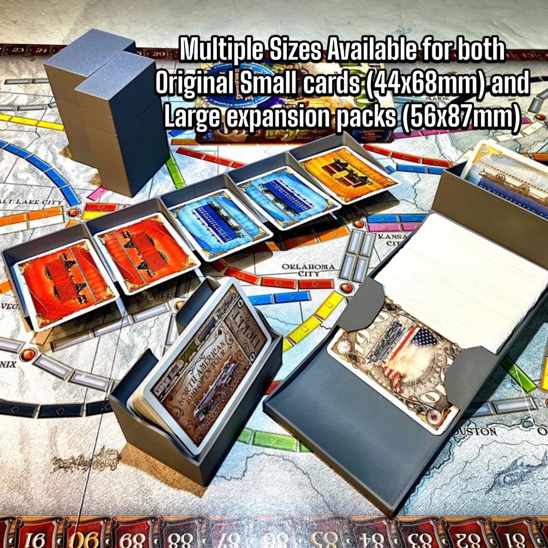 Ticket to Ride Card Organizer Available for Expansion Packs, in Large ...