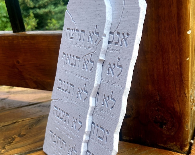 Ten Commandments in Paleo Hebrew Script Recreation - Etsy