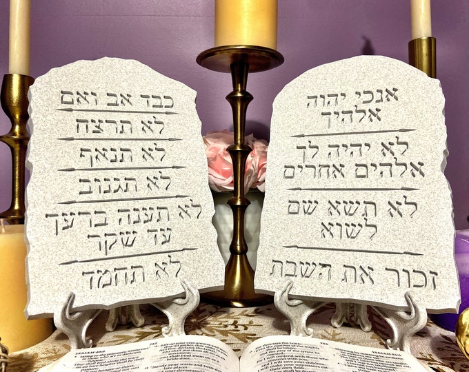 Ten Commandments in Paleo Hebrew Script Recreation - Etsy
