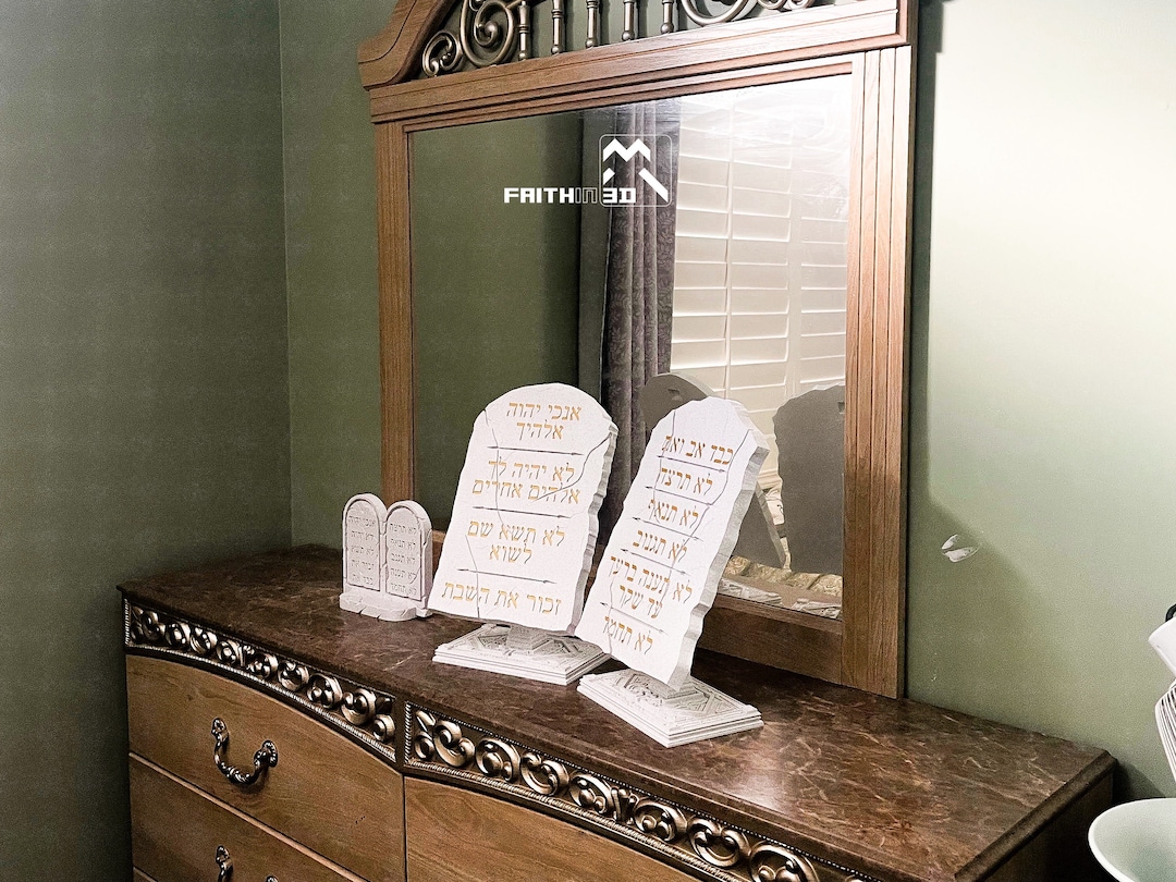 10 Commandments Tablets With Stands Divine Legacy 15 - Etsy
