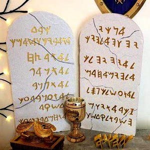Monumental Ten Commandments Tablets – Paleo & English Designs - Etsy