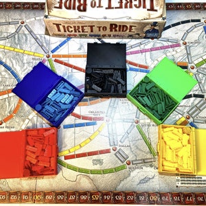 Ticket to Ride Card Organizer Available for Expansion Packs, in Large ...