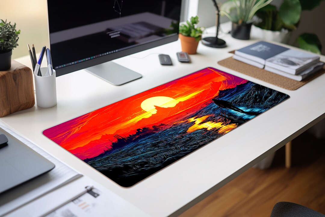Scarlet Surrealism Desk Mat Digital Desk Mat Fantasy Desk Mat ...