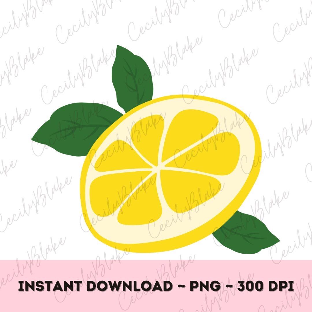 Cute Lemon Clipart PNG Digital Download for Sublimation, Printing ...