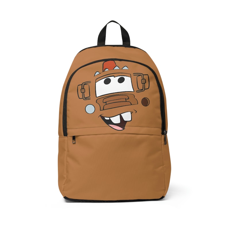 Tow Mater Cars Unisex Fabric Backpack - Etsy