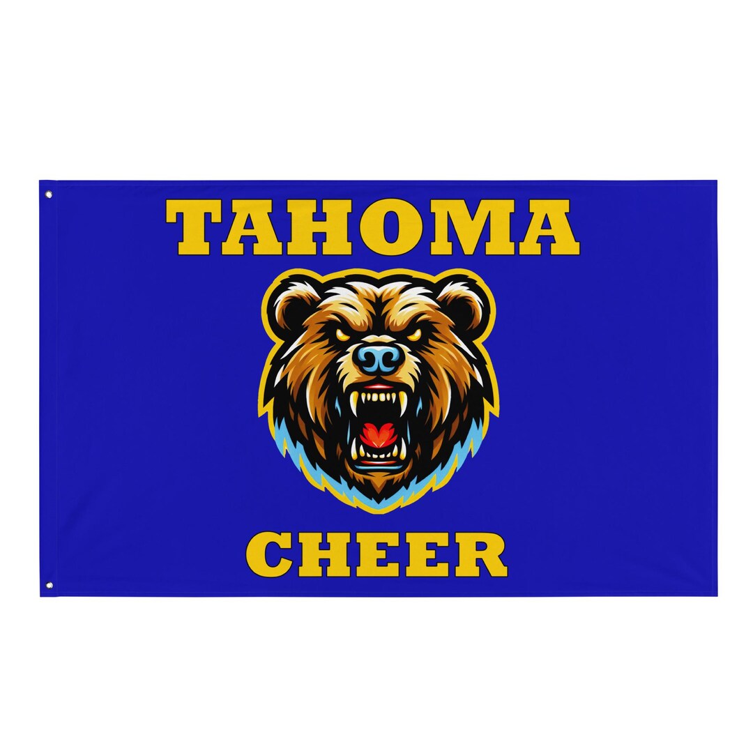 Tahoma Cheer 1-sided Flag - Etsy