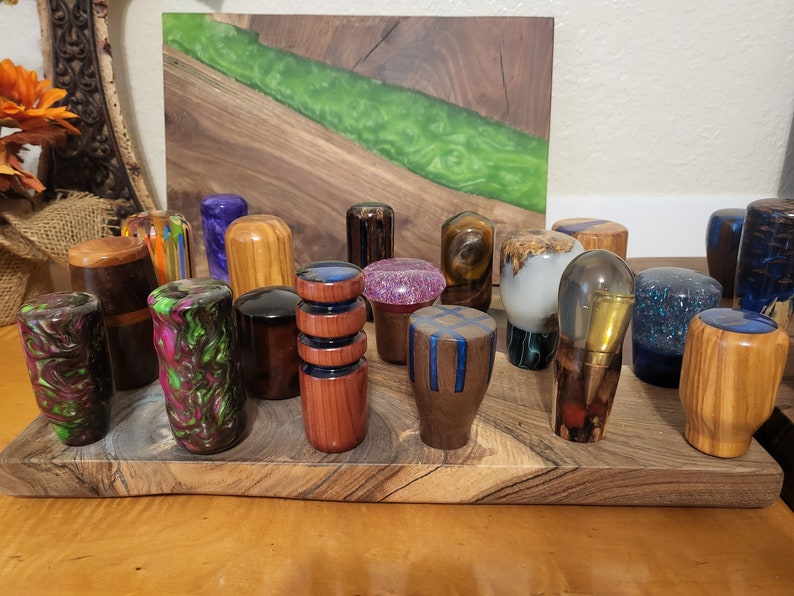Custom Wood and Resin Shift Knob - Etsy