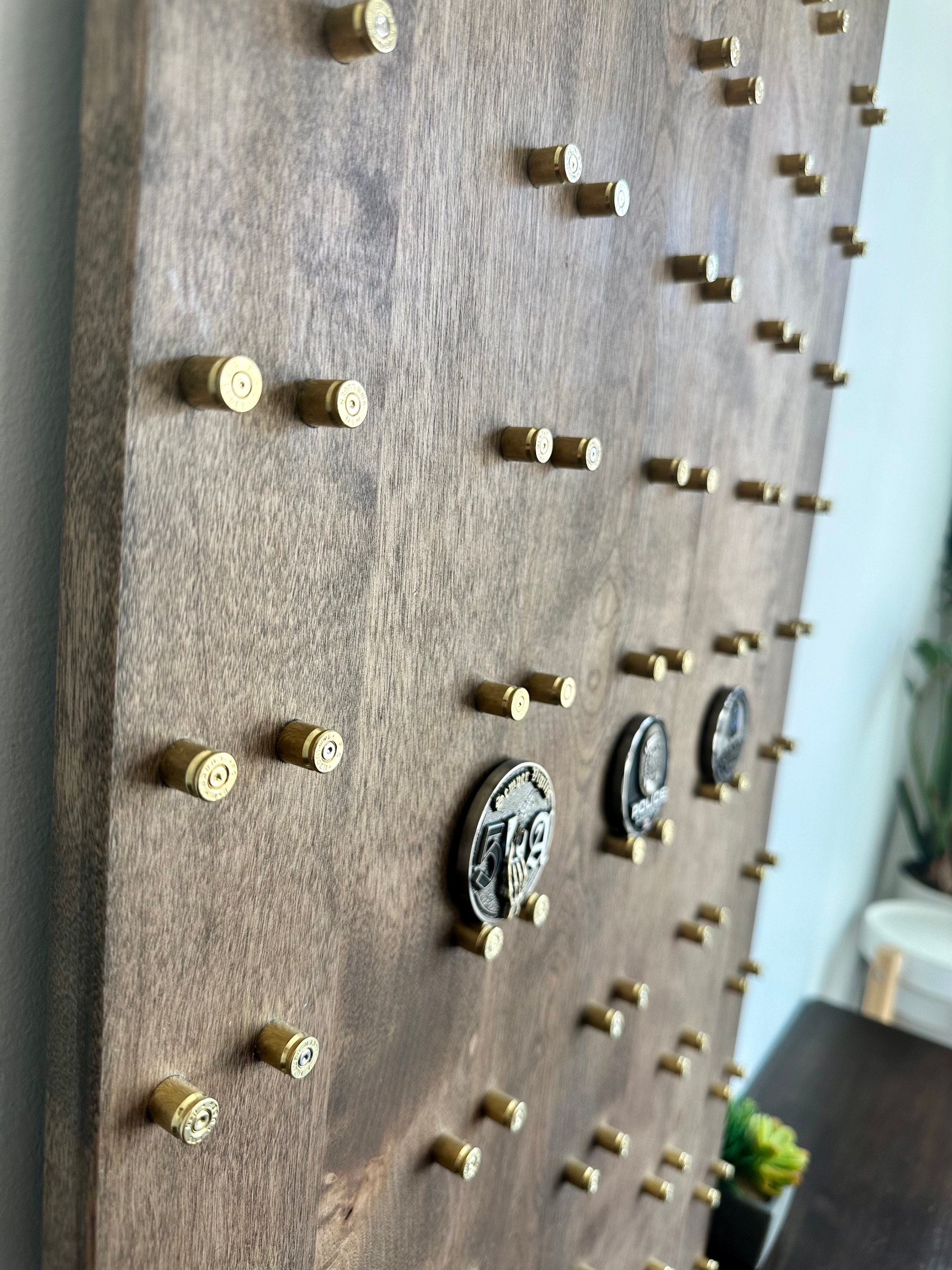 Challenge Coin Display Thin Blue Line Challenge Coin Holder Police Gift ...