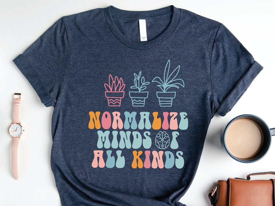 Normalize Mind of All Kinds Tshirt, Autism Awareness Gift T Shirt ...