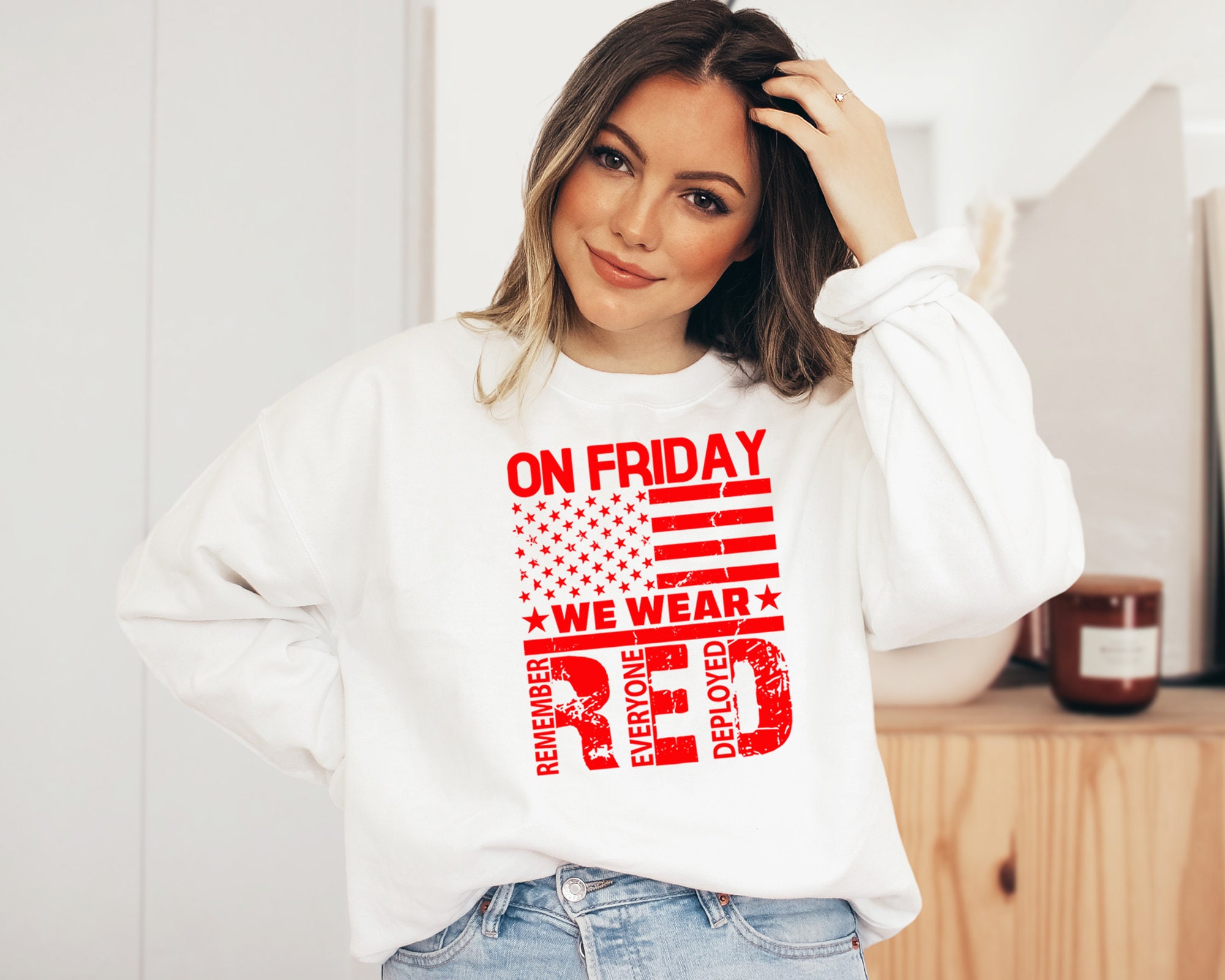 On Friday We Wear Red Tshirt, the USA Veteran Gift T Shirts, We Wear ...