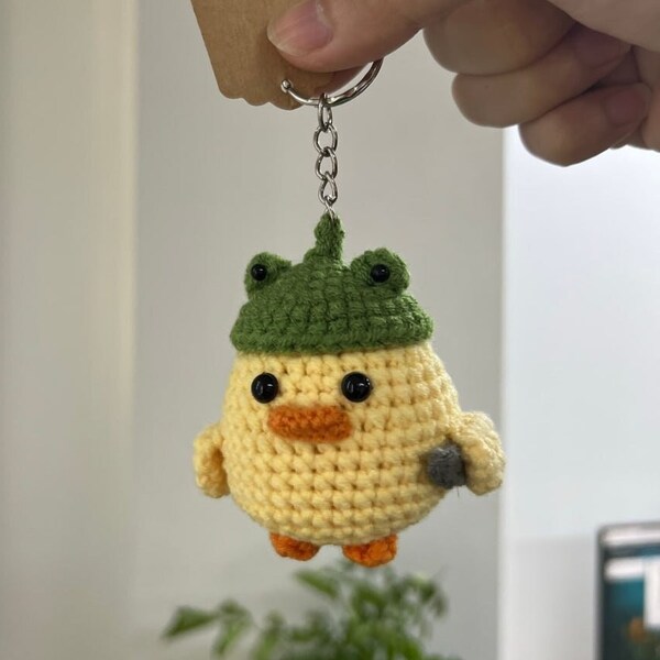 Duck Keychain - Etsy