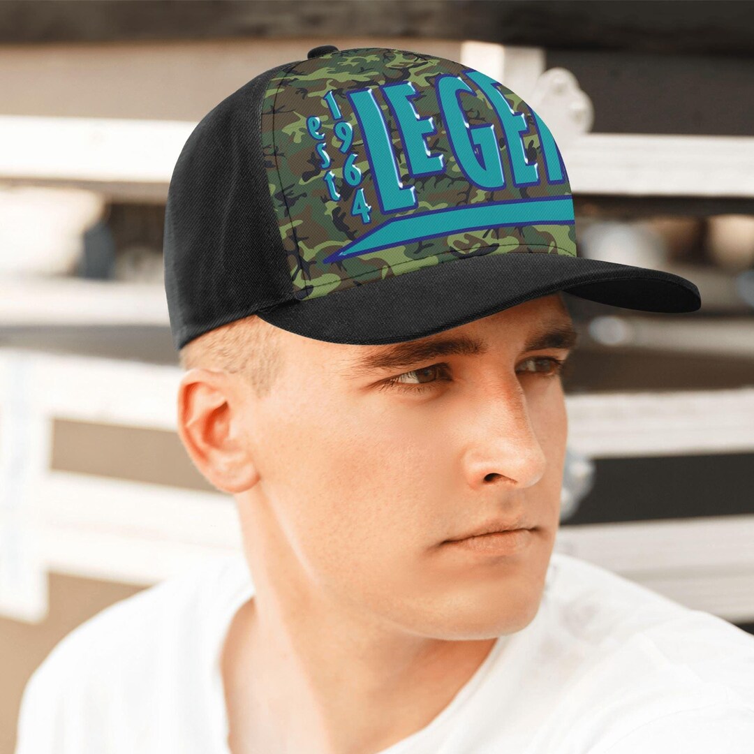 Personalized Legend Camouflage Baseball Hat | Custom Adjustable Five ...