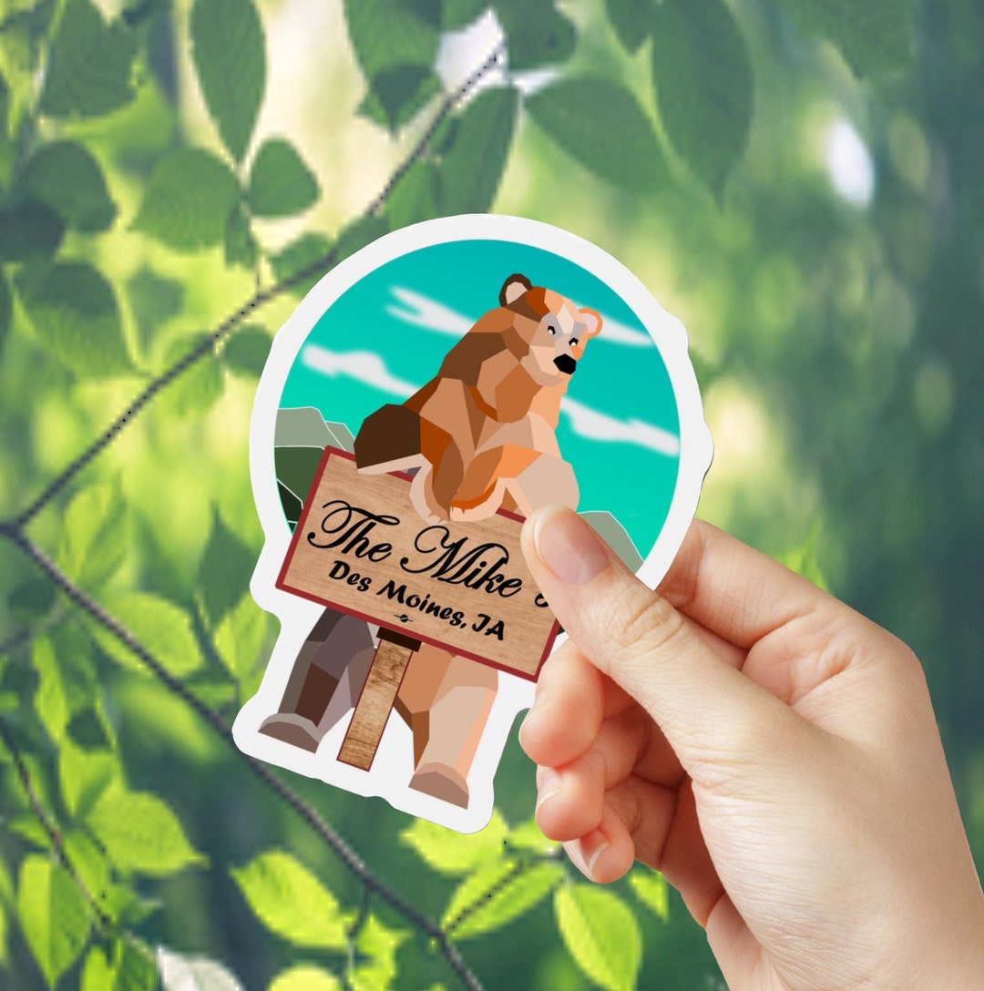 Personalized the Brown Bear Die Cut Magnet Custom Bear Signage Camping ...