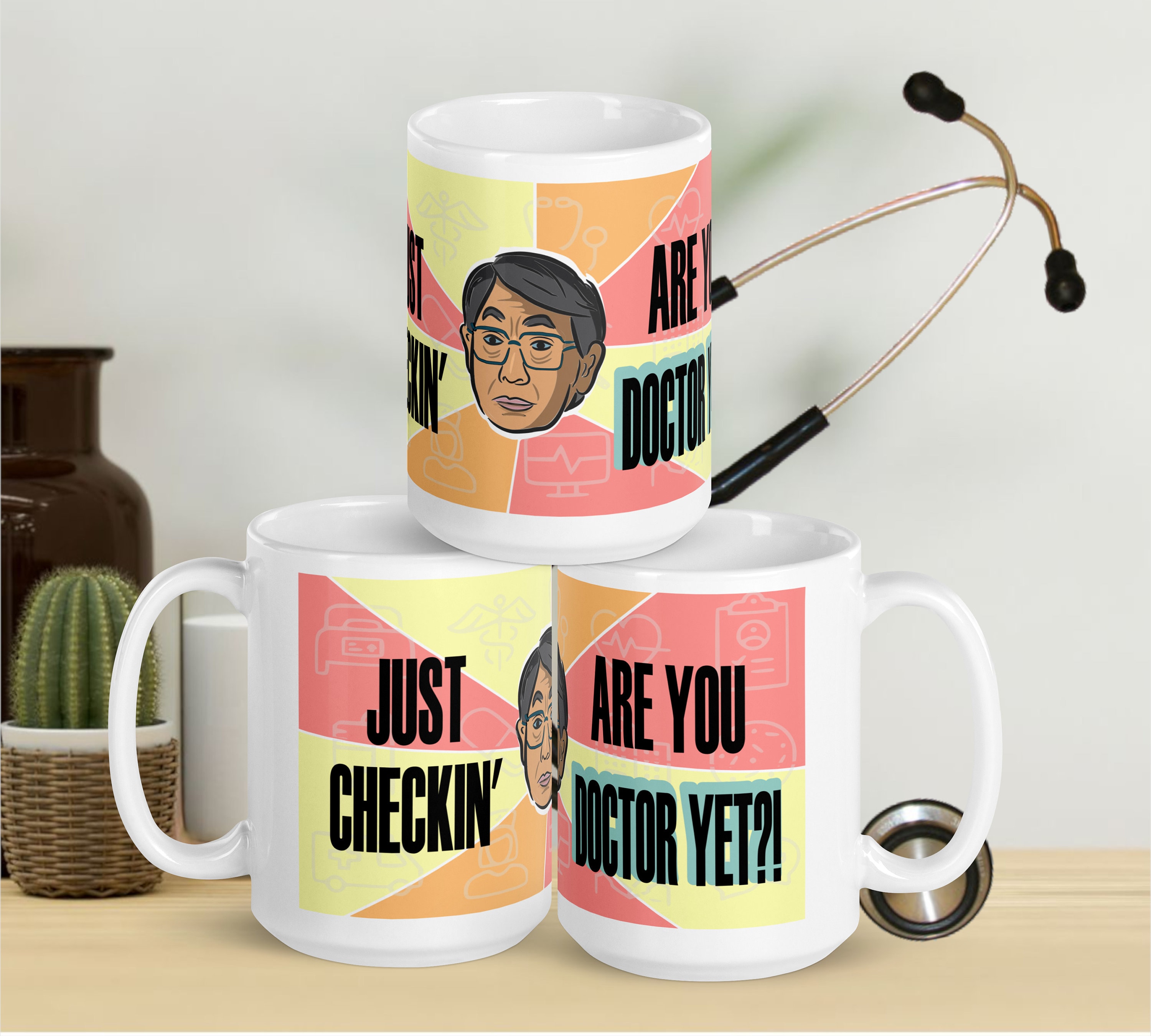 Are You Doctor yet Meme Mug | Funny Mug, Medicine/nursing Student Gift ...