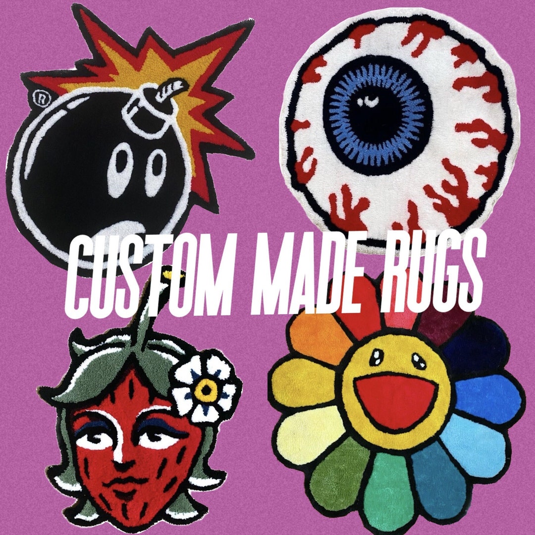 CUSTOM MADE RUGS - Your Logo / Design - Personalized Floor Area Tuft ...