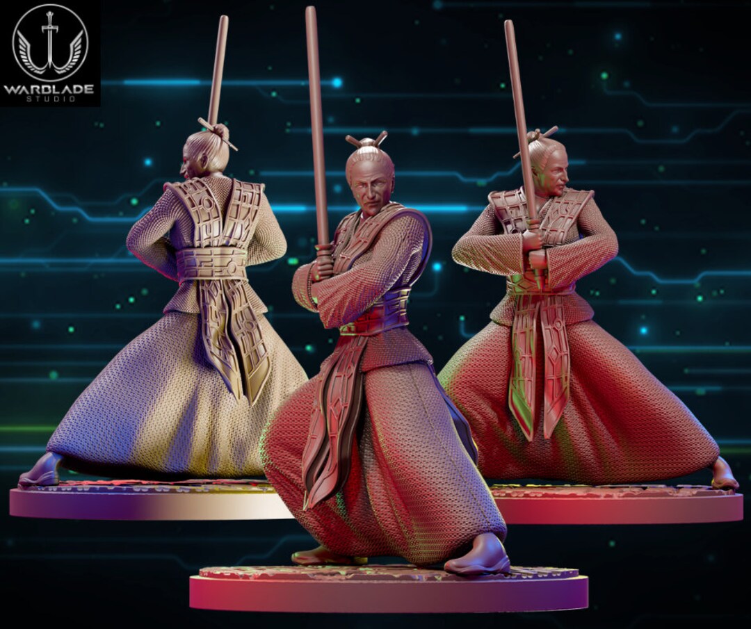 Jocasta Miniature Mini Warblade Studio Jedi Sith Sci-fi Tabletop - Etsy