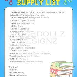 Welcome Back to School Printout for Teachers | Canva Template to ...