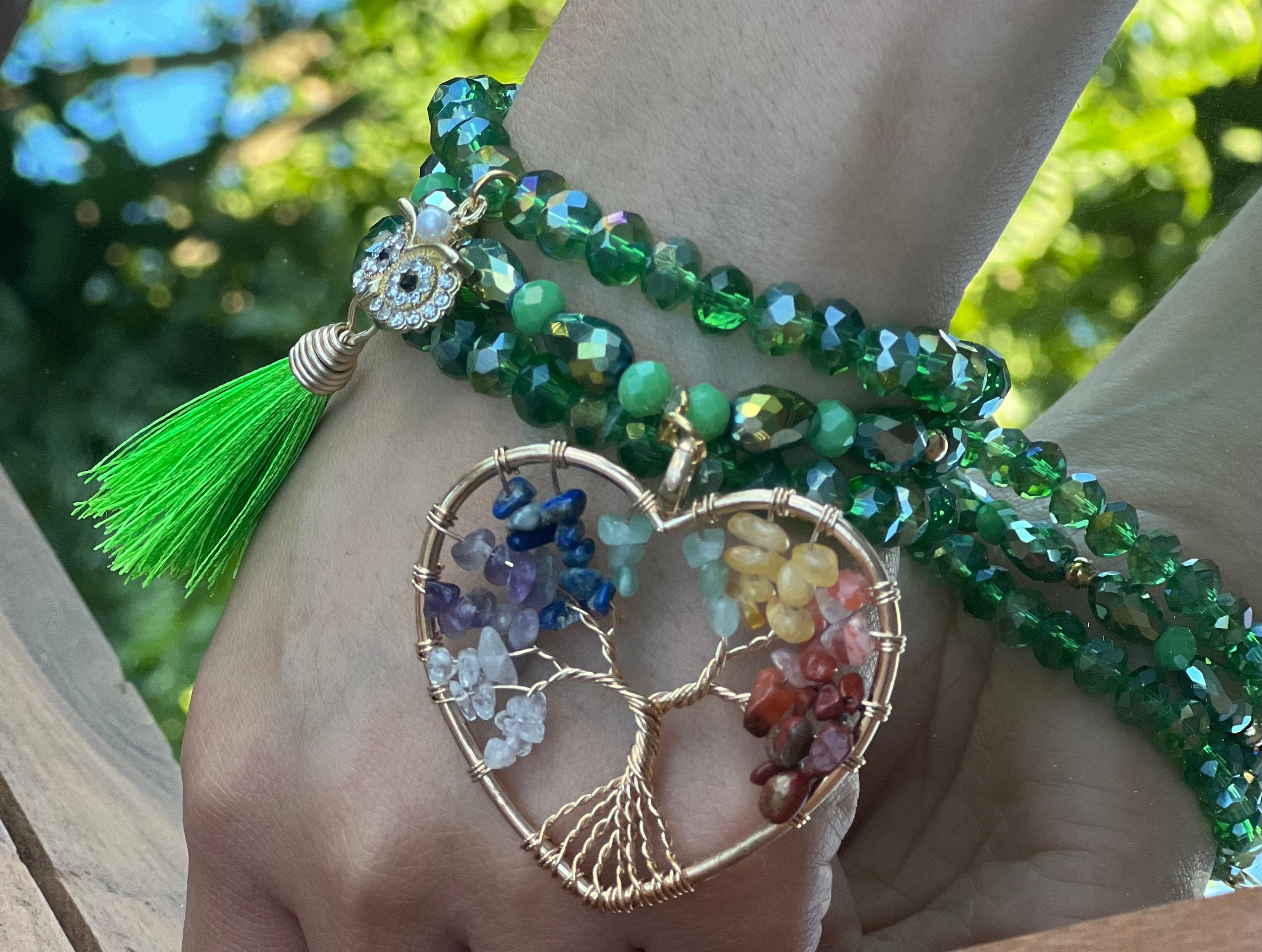 Tree of Life Bracelet | Peridot Tree of Life Bracelet | Tree of Life in ...