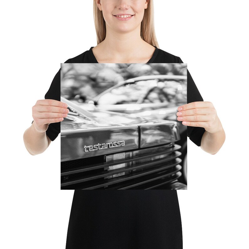 Ferrari Testarossa Poster, Unframed Ferrari Poster, Vintage Ferrari ...