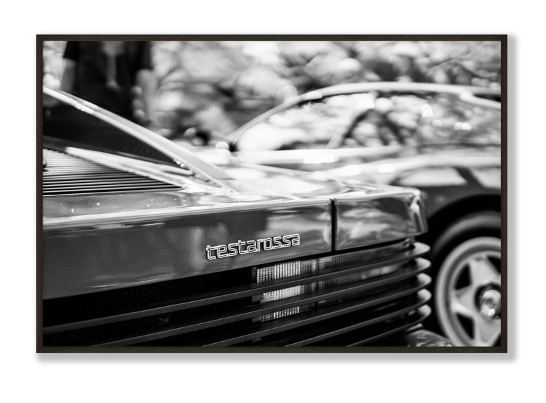 Ferrari Testarossa Poster, Unframed Ferrari Poster, Vintage Ferrari ...