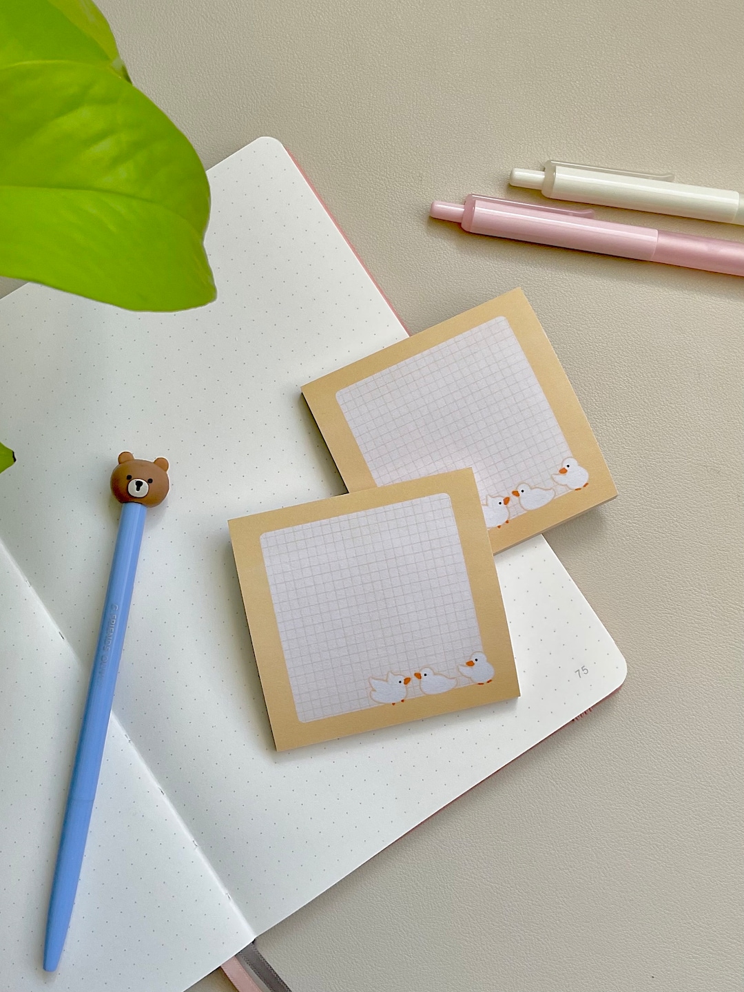 Baby Duckies Sticky Notes | Kawaii Stationery, Cute Notepad - Etsy