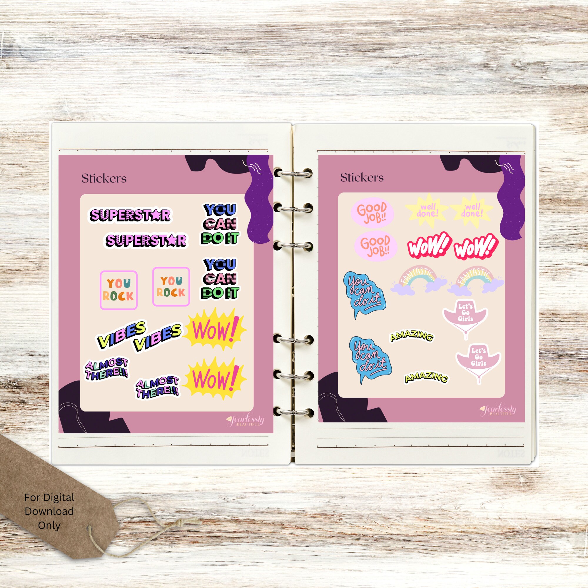 Digital Printable Planner Printable Work Weekly Planner Digital Work ...