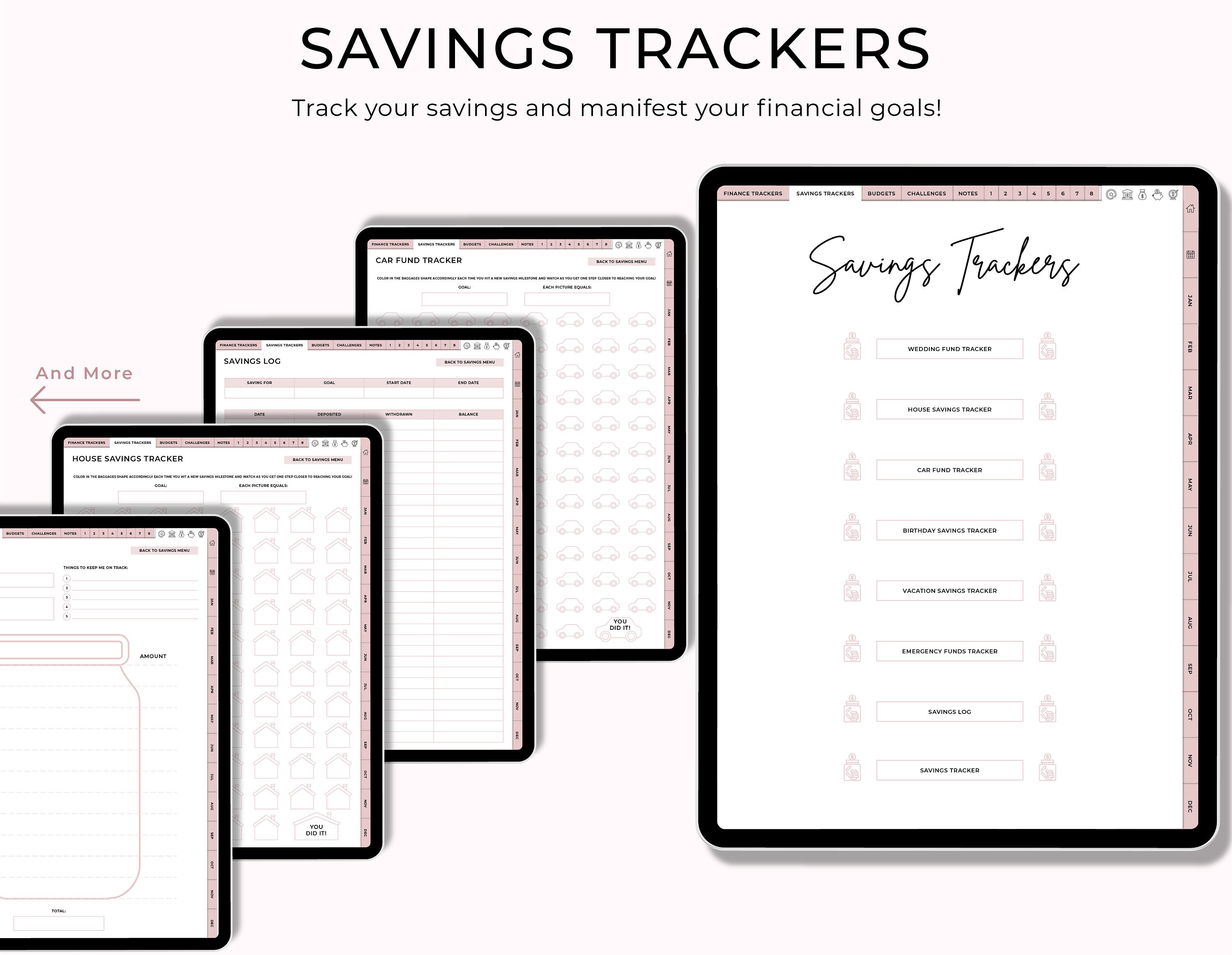 Digital Budget Planner Finance Tracker Finance Planner - Etsy