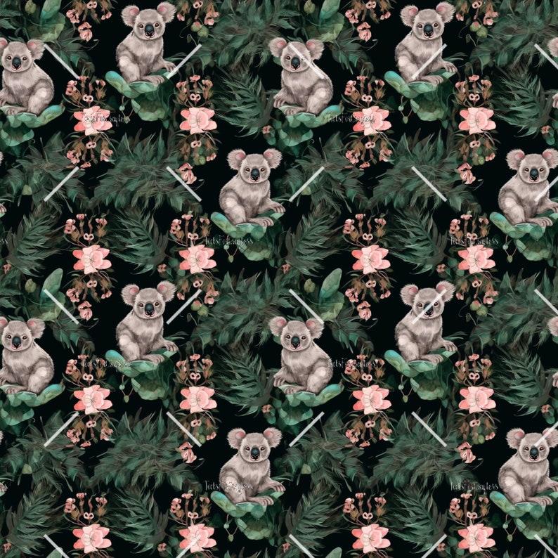 Koala Digital Papers | 16 Koala Bear Digital Papers Volume 1 | Cute ...