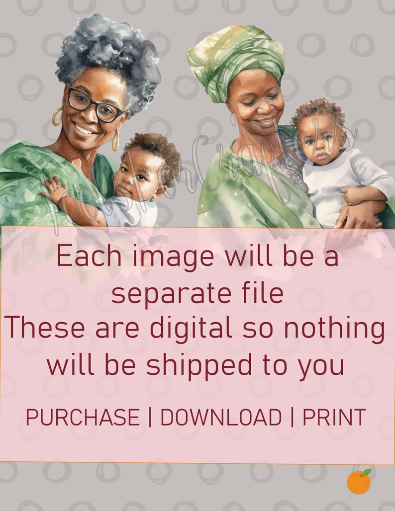 Mothers Day | Black Grandmother Holding Grandbaby Clipart 20 High ...