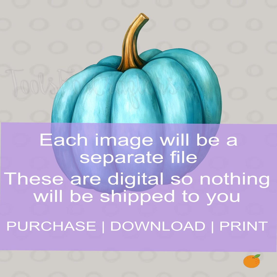 Teal Pumpkin Card Clipart, Commercial Use Art, Stickers Clipart ...