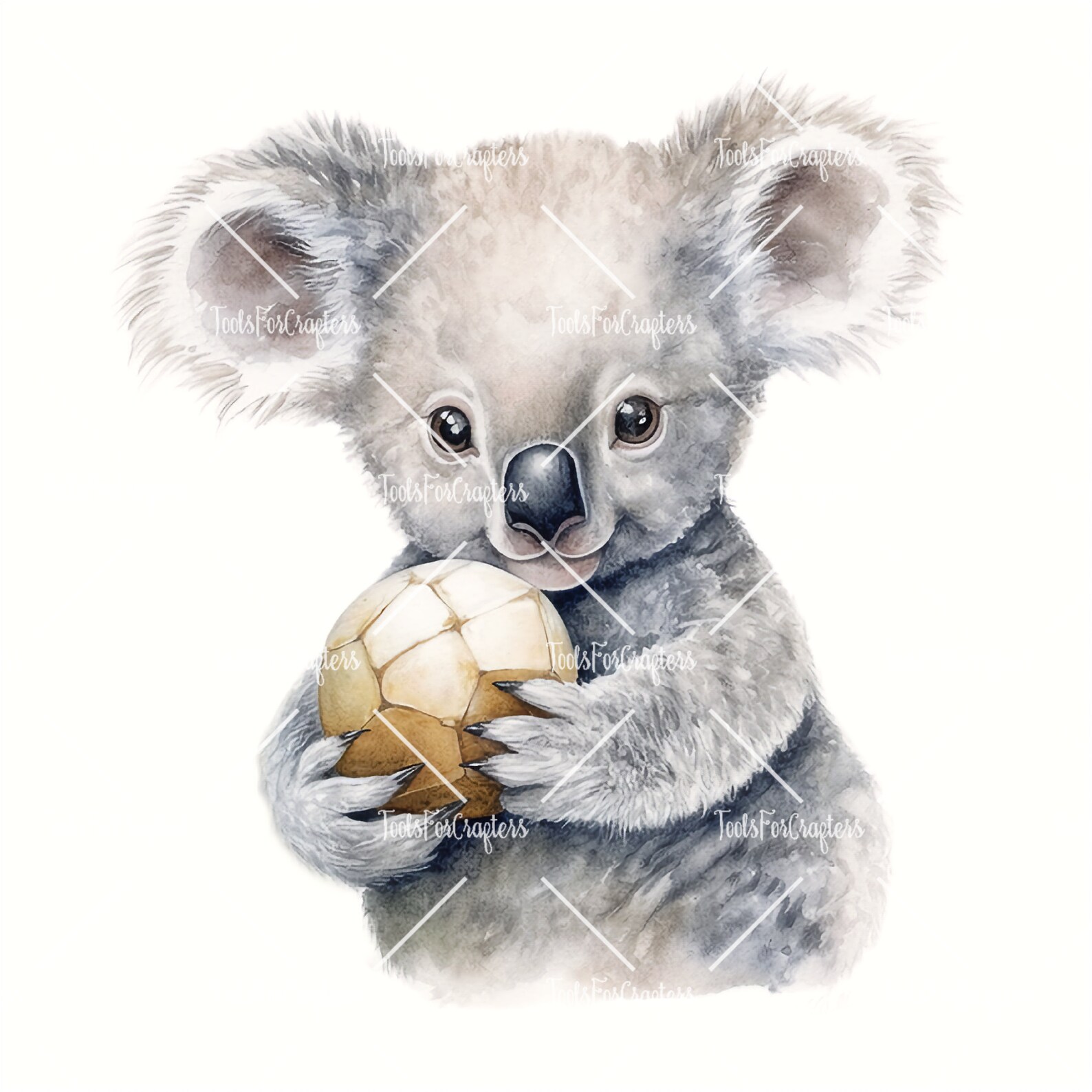 Koala Bear and Ball Clipart 20 High Quality Jpgs Digital - Etsy