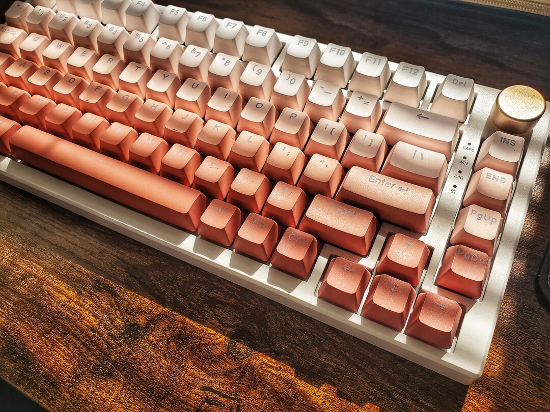 Hand Built Feker IK75 Pro Custom Mechanical Keyboard - Banana Split ...