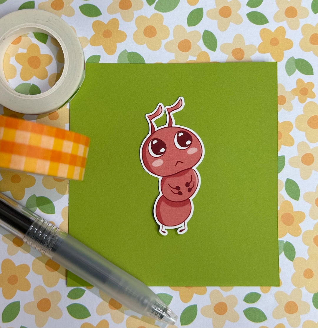 Cute Ant Sticker Cute Bug Stickers Waterproof Stickers - Etsy