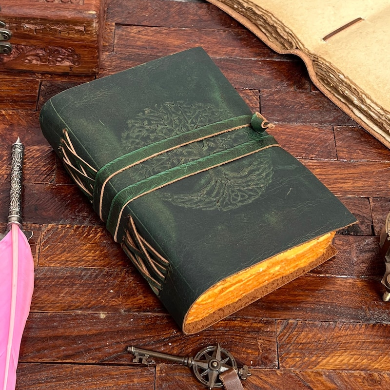 Leather Bound Book - Etsy