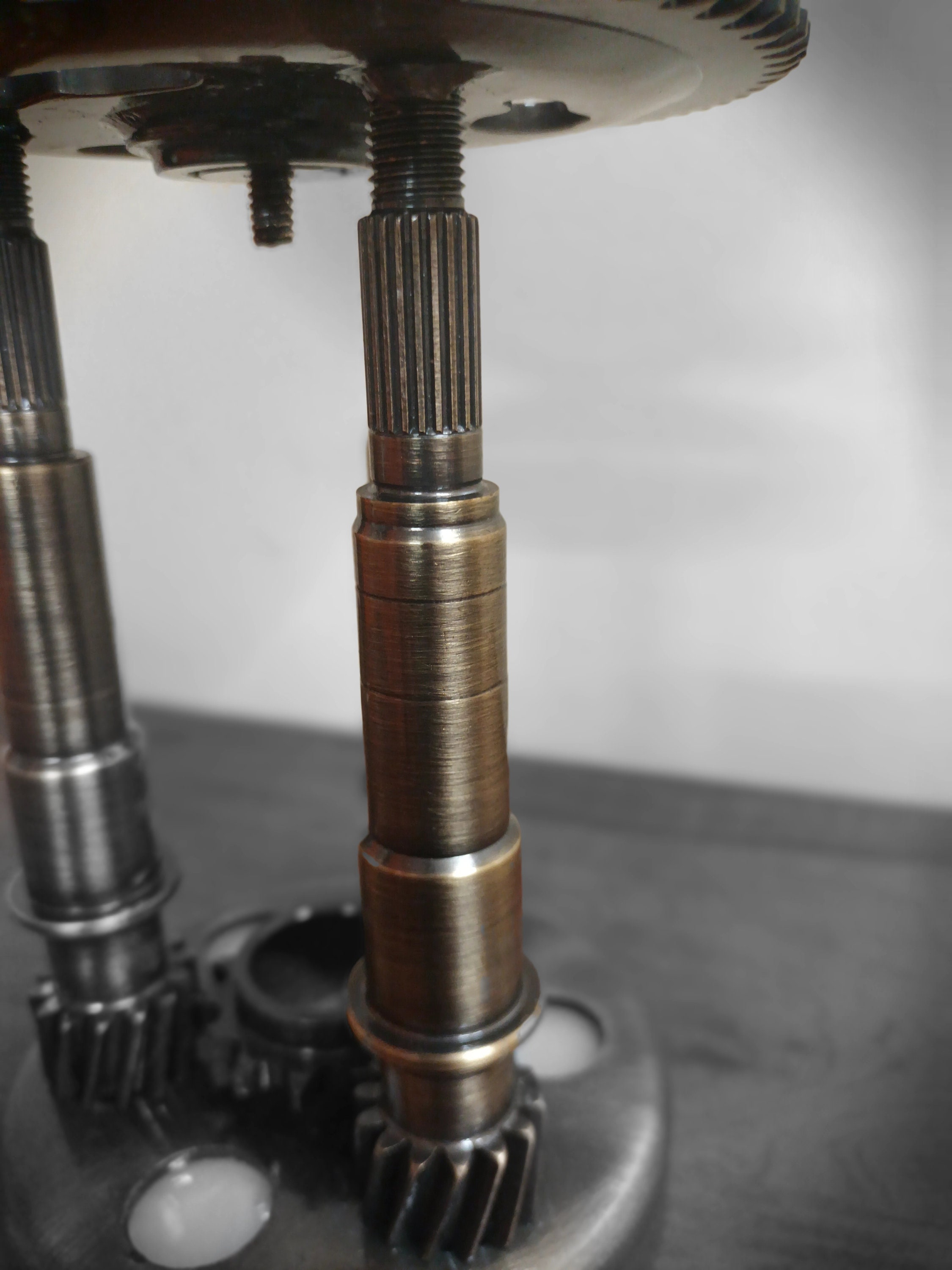 Steampunk , Rustic & Upcycled Art Piece Made From Scrapped Engine ...