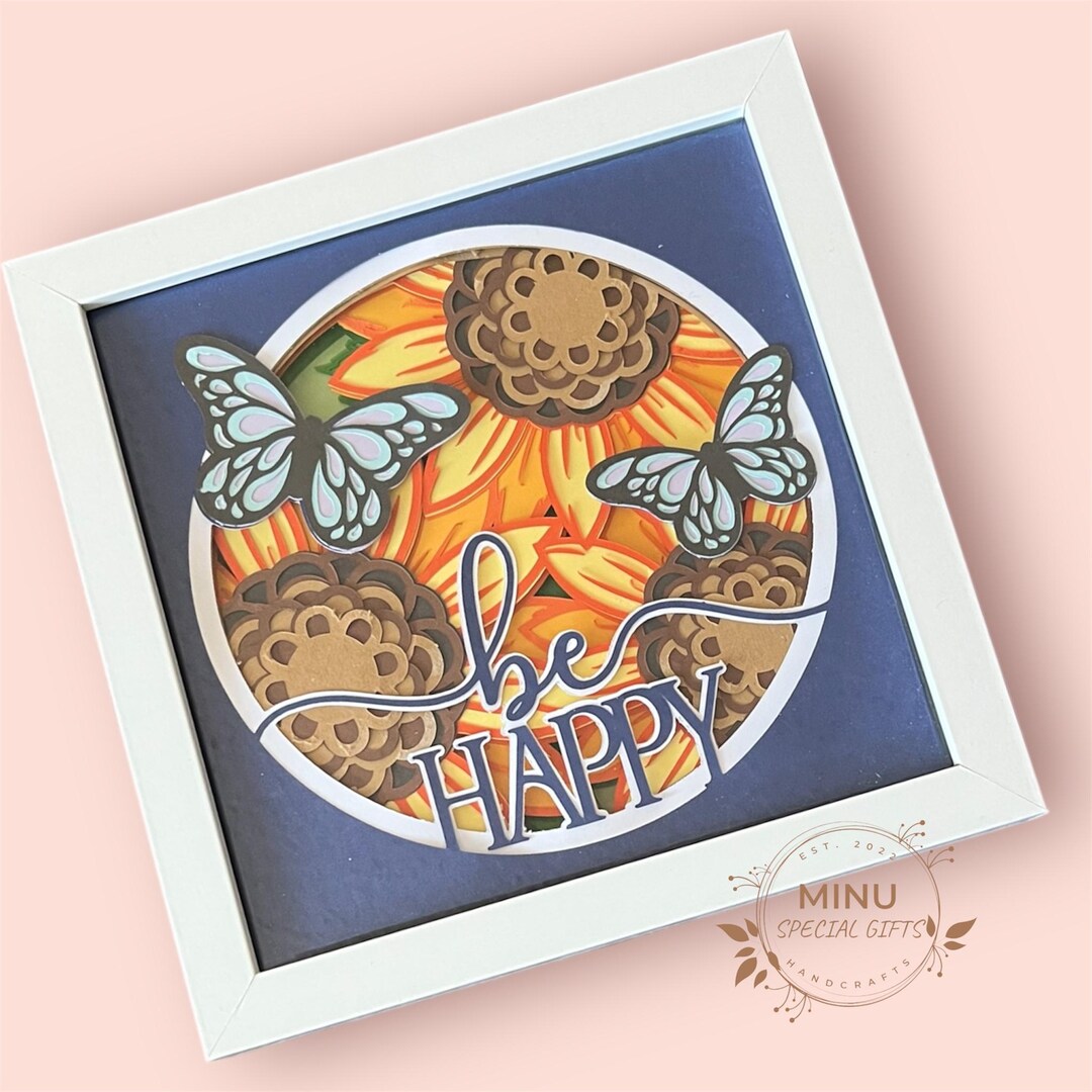 Positive Affirmation 3D Shadow Box for Teen Room Wall Art for Nursery ...