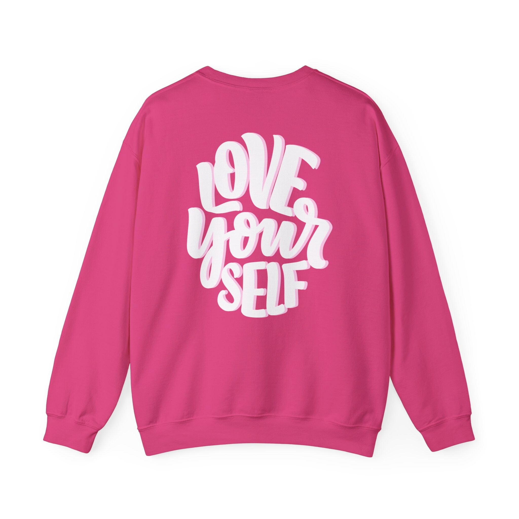 Love Yourself Back Graphic Jumper Oversized Slogan Valentines Day ...