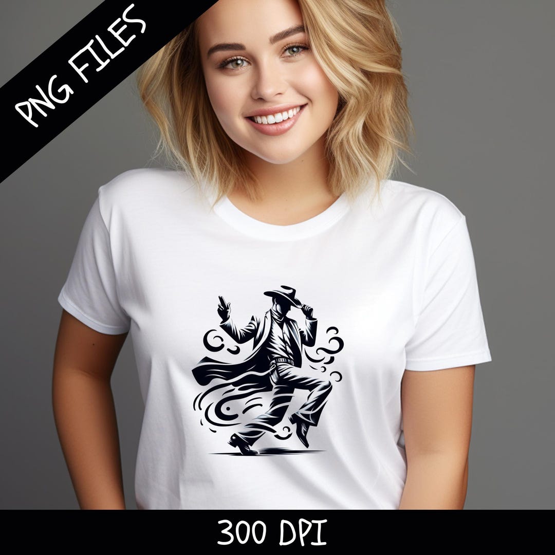 3 Dancing Cowboy Western Dance Country PNG Unisex T-shirt Designs for Sublimation, DTF - Etsy