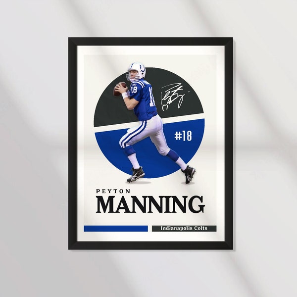 Peyton Manning Poster - Etsy